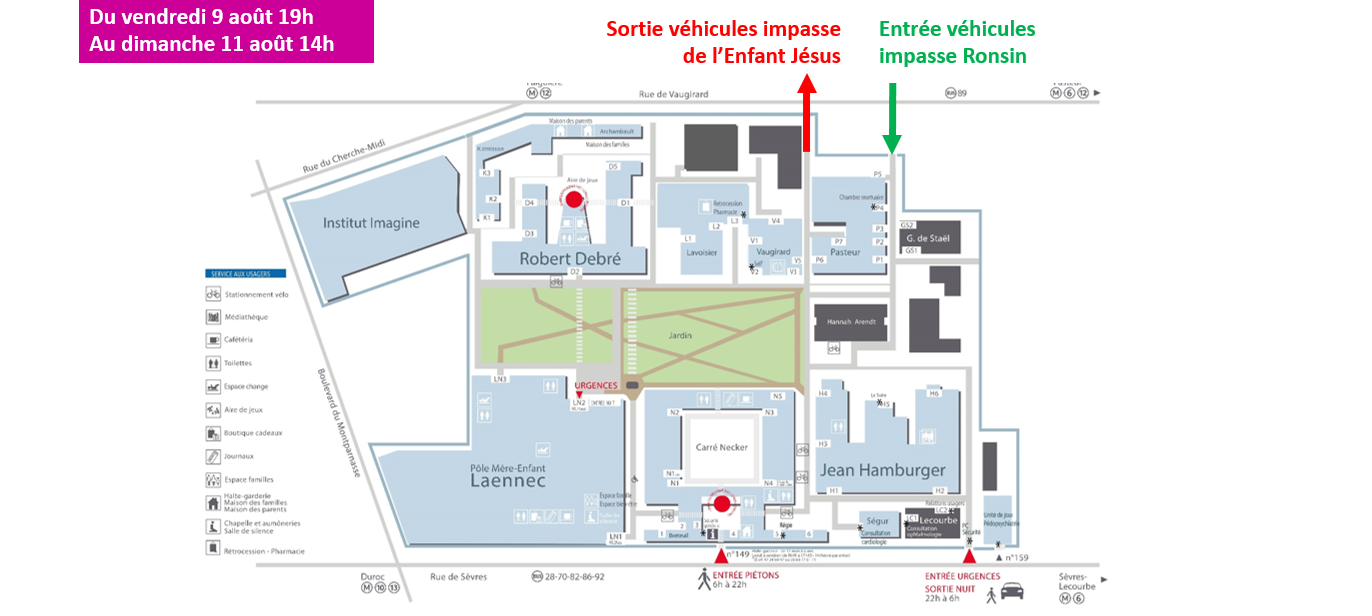 Plan deviation 2024 | Hôpital Necker-Enfants malades